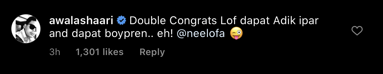 "Double Congrats, Dapat Adik Ipar And Dapat Boyfriend," - Awal Ashaari ...