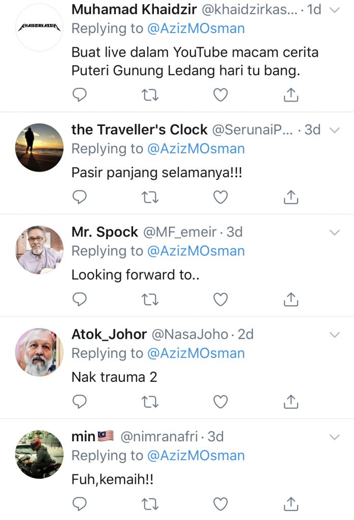 “Masukkan Sekali Adegan Terakhir Yang Dipotong,”- Ramai Teruja, Aziz M. Osman Dalam Usaha Tayang ...