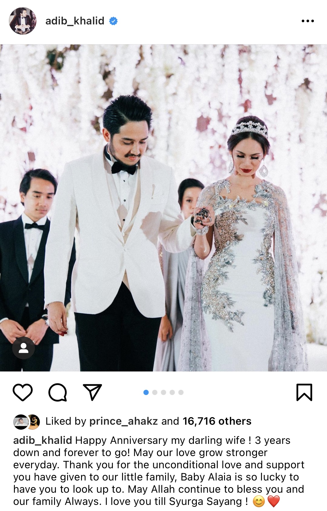 “Love You Till Syurga Sayang...,” - Sempena Ulang Tahun Perkahwinan ...
